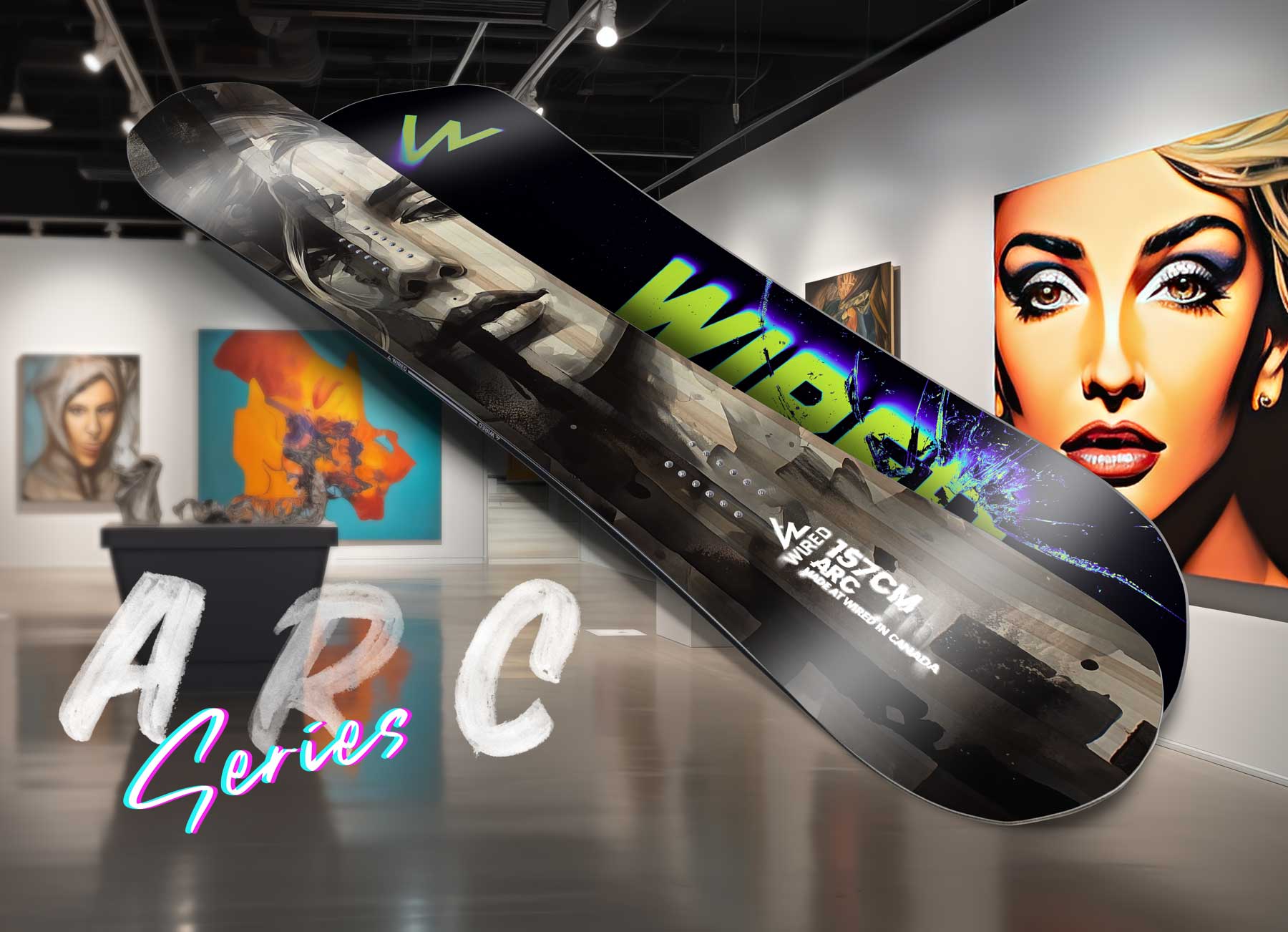 ARC Series Snowboard – Directional Freeride Board | Wired Snowboards