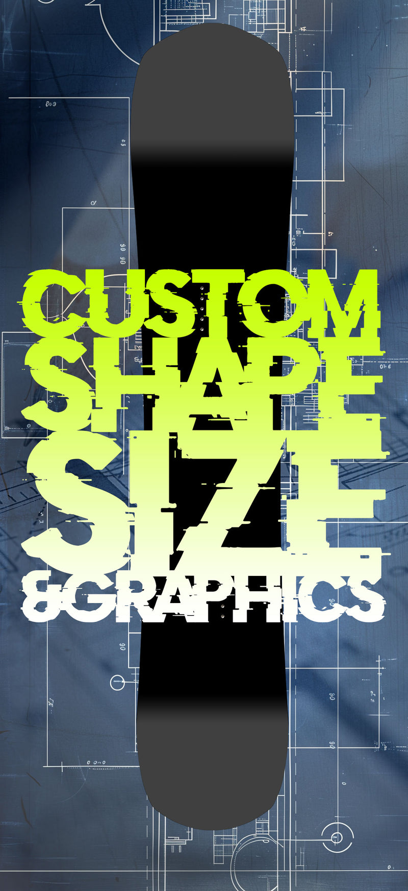 Custom Snowboard Shape - Wired Snowboards