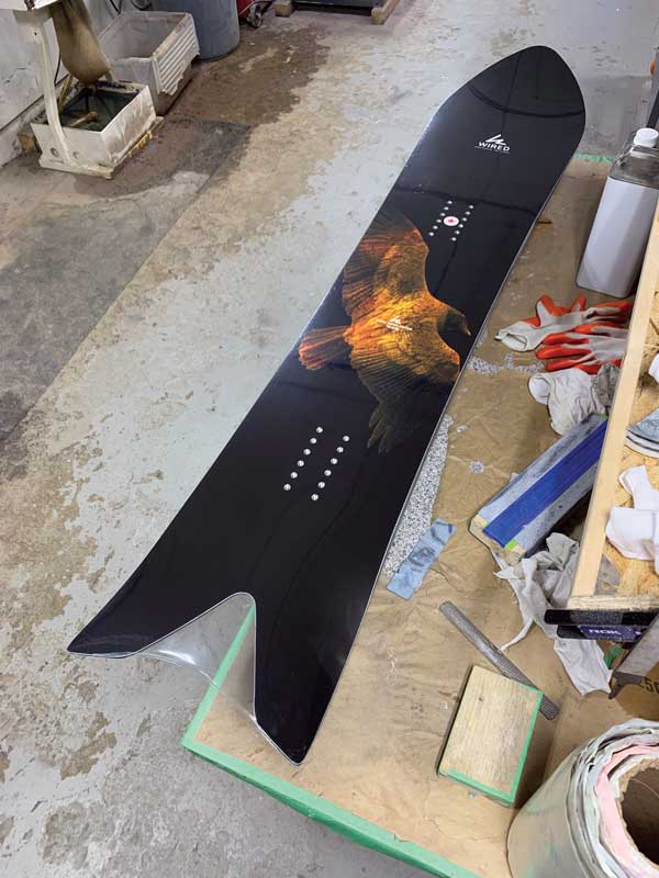 Wired Snowboards - Custom Chase Shape